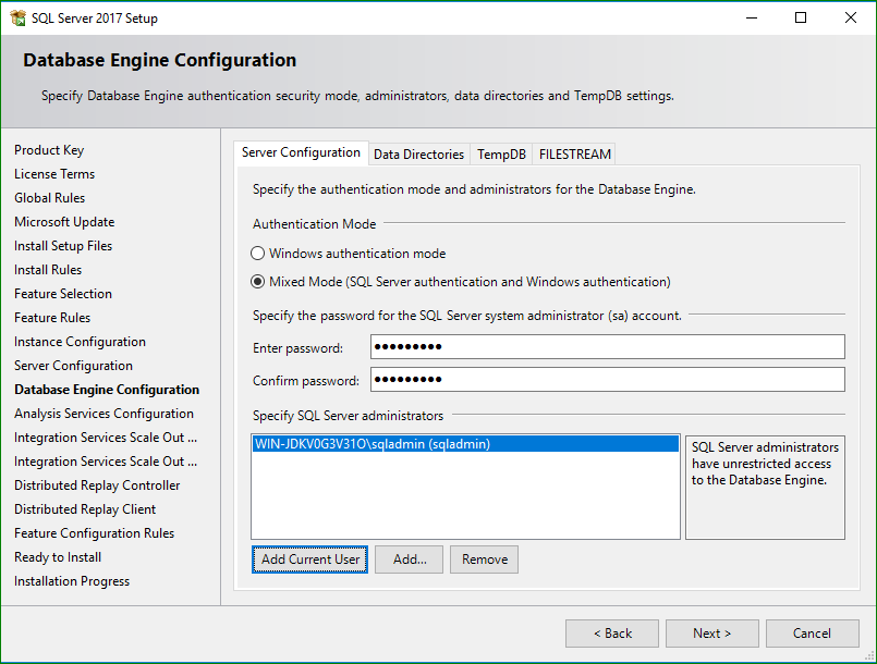 steps to install sqlserver 2017 ~ Blog for oracle RAC Goldengate ...