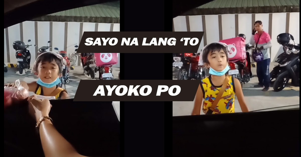 Batang ayaw tumanggap ng tulong na pera, hinangaan ng marami - Teachers ...