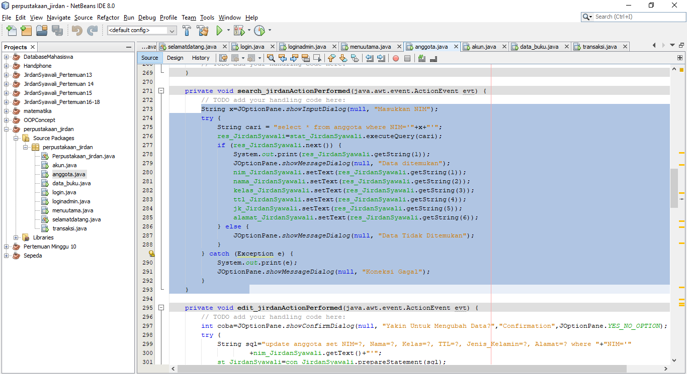 Cara Membuat Program Peminjaman Buku dengan Netbeans & XAMPP - UAS ...