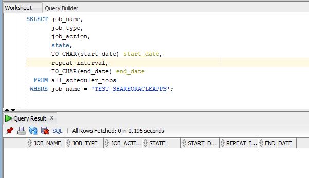 Example Script To Drop Database Jobs Dbms Scheduler Drop Job ~ Oracle Apps Knowledge Sharing