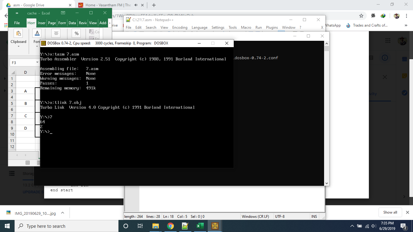 Subtract 2 Numbers In Assembly Language