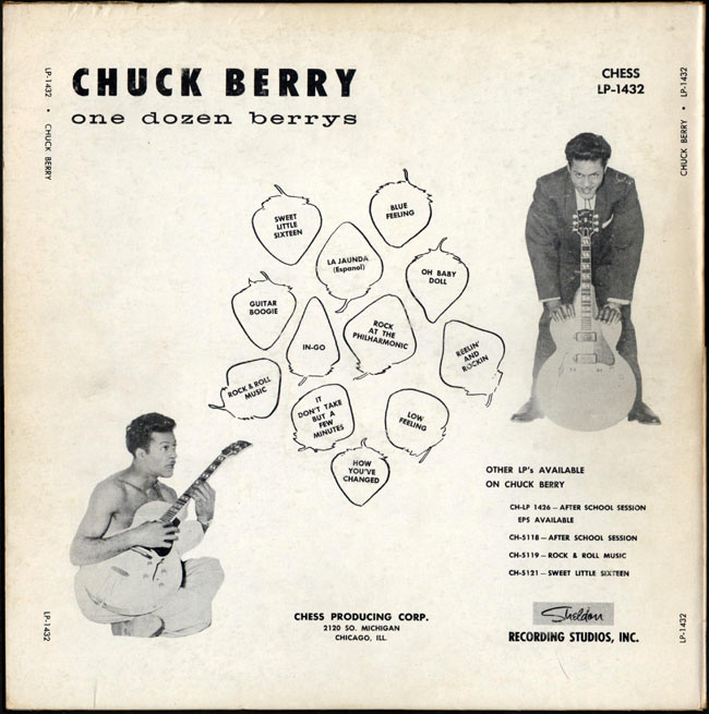 Beatles Forever!: Chuck Berry - One Dozen Berrys, 33 RPM , sempre uma ...