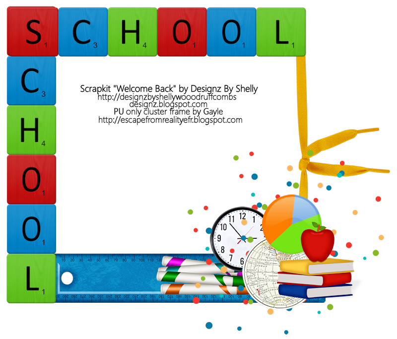 Escape From Reality Blog: PU Cluster Frames "Welcome Back" DBS