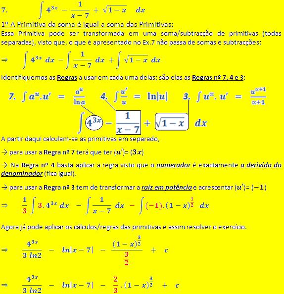 Aprender Matemática: PRIMITIVAS