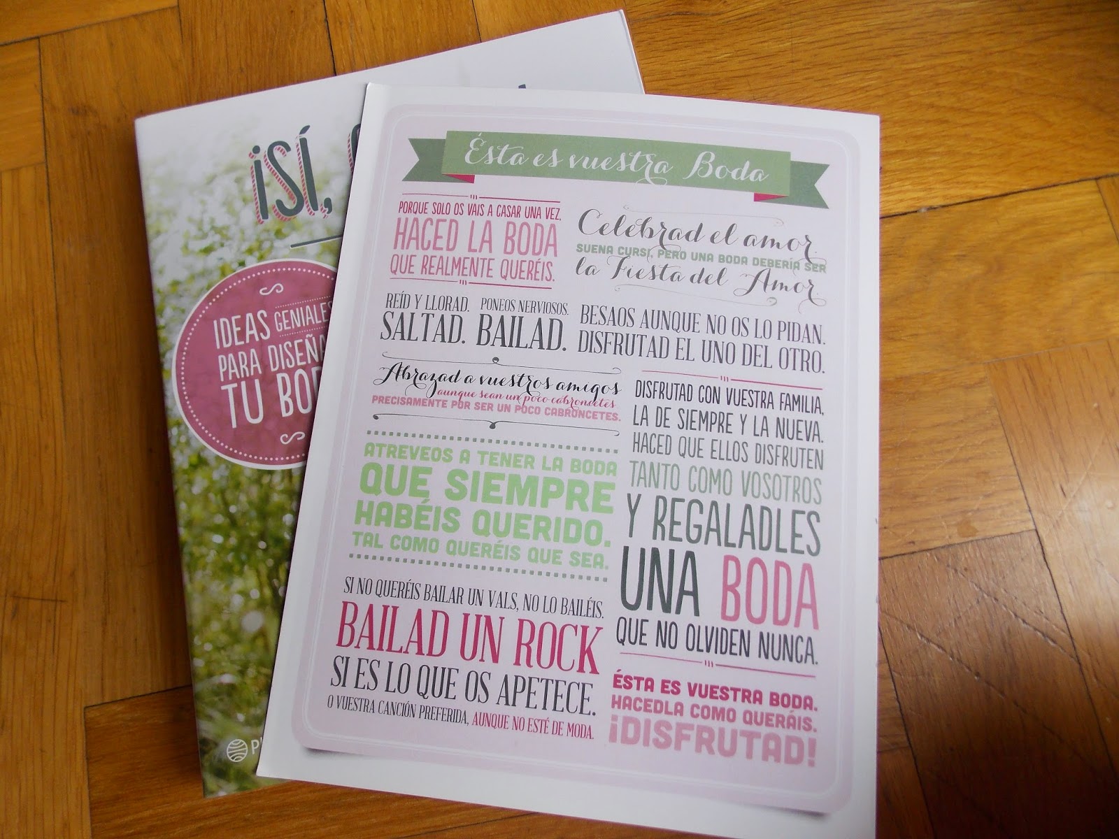 TE DESEO UN LIBRO: ¡SI QUIERO! IDEAS GENIALES PARA DISEÑAR TU BODA