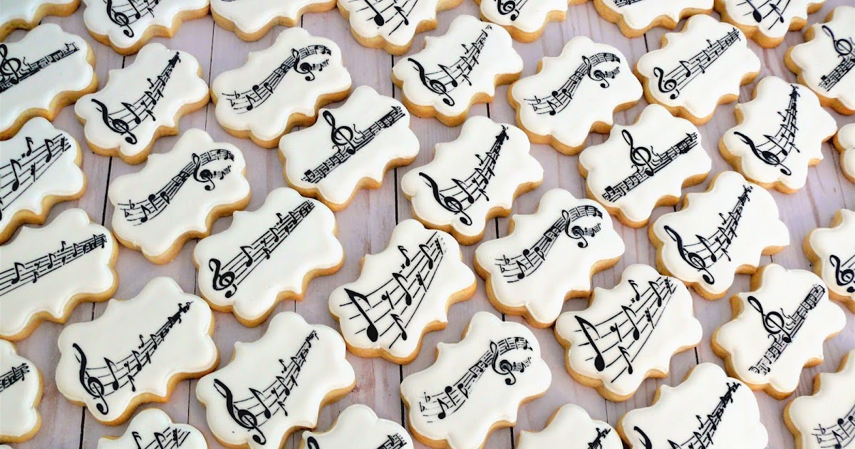 Katy's Kitchen: Music Note Cookies for a Recital