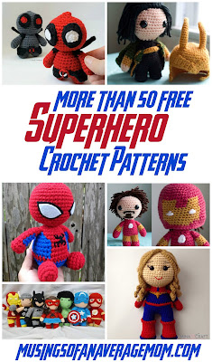 Musings of an Average Mom: Free Superhero Crochet Patterns