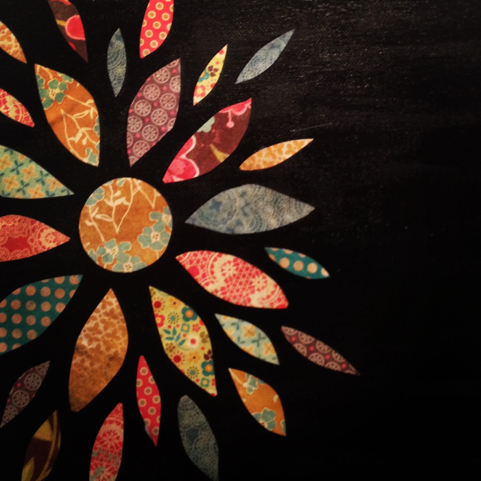 Teanie & the Bean!: Project 2: Scrapbook Paper Painting