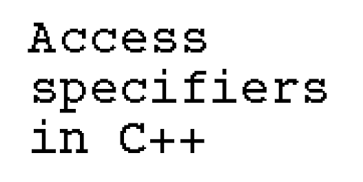 Access Specifiers In C++