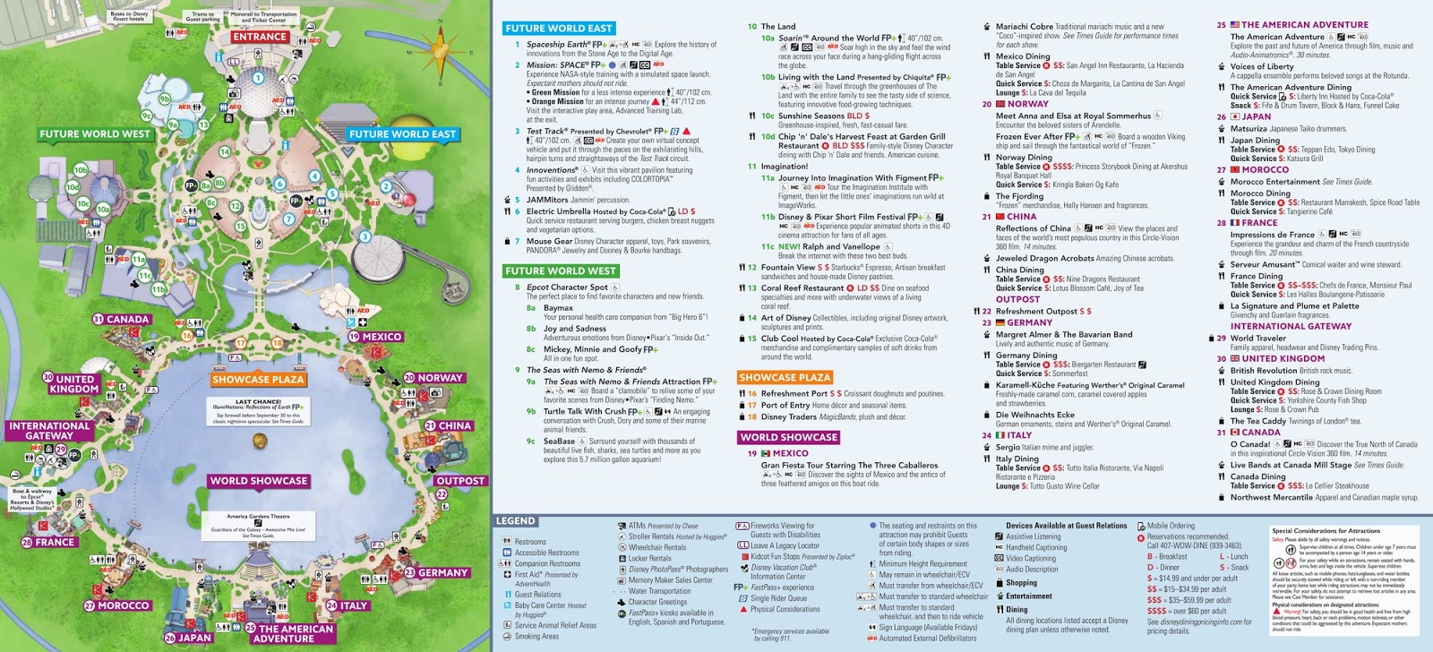 Updated Park Maps to Be Available at Epcot Starting June 4 - Orlando ...