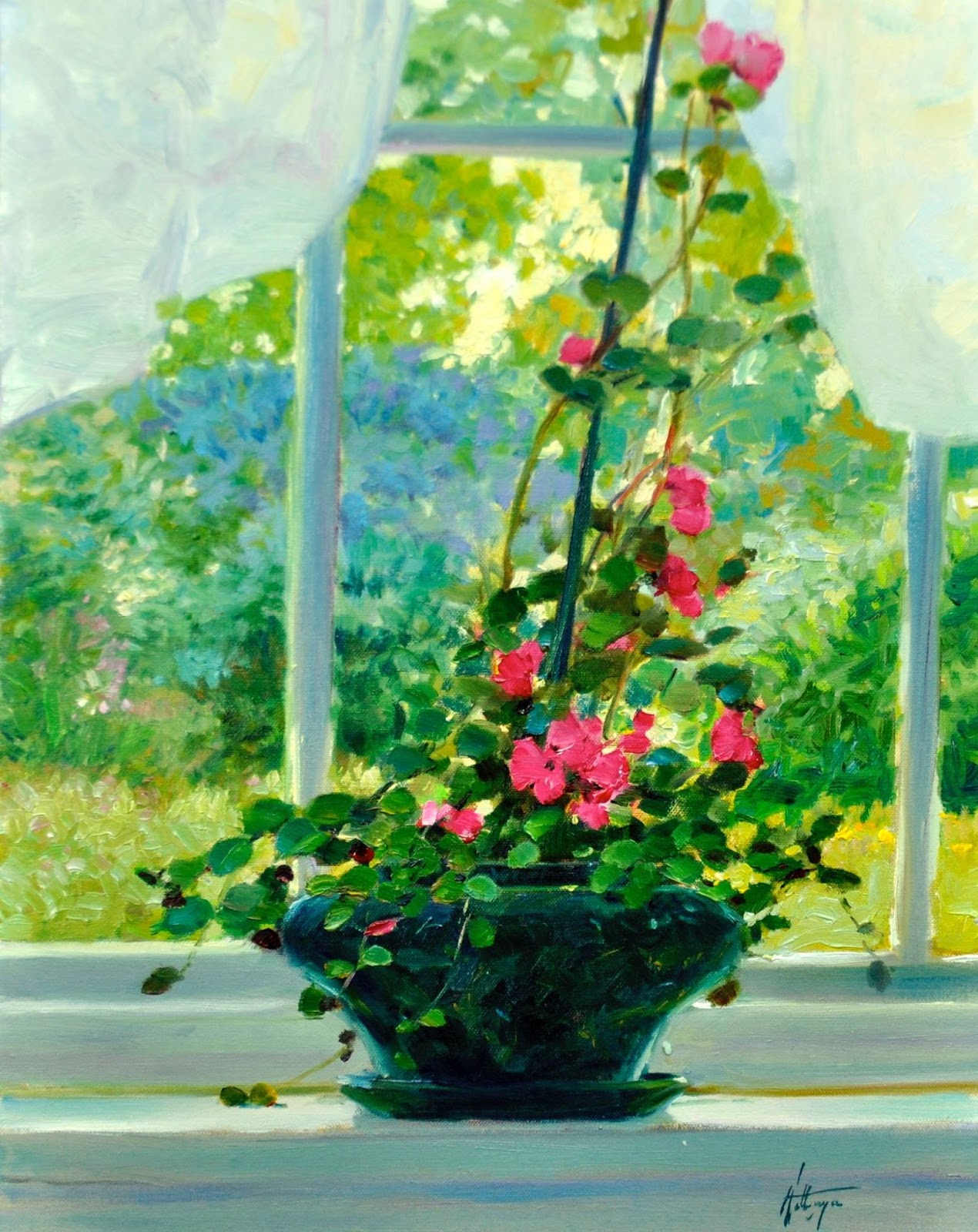 David HETTINGER ~ Still Life | Catherine La Rose ~ The Poet of Painting