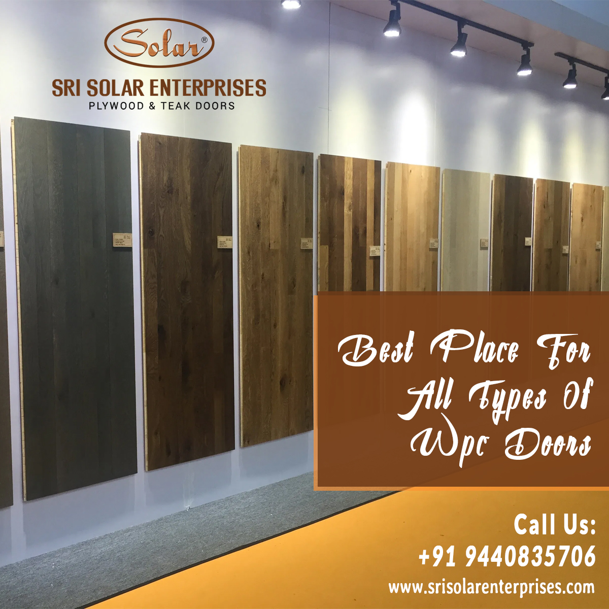 Best Place For All Types Of Wpc Doors | Sri Solar Enterprises