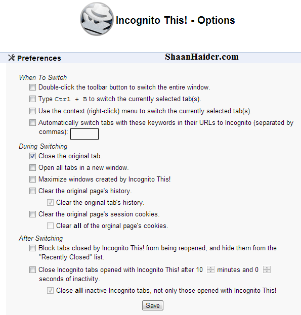 HOW TO : Quickly Switch between Normal and Incognito Browsing Mode ...