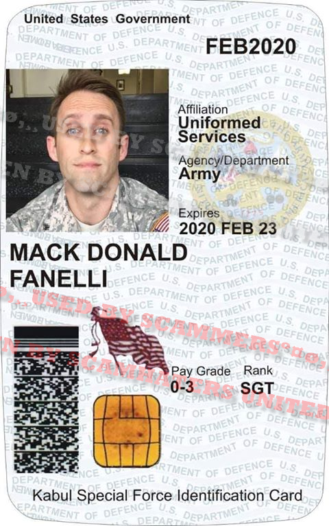 ScamHaters United .. Visit us also on Facebook and Instagram : FAKE ID ...