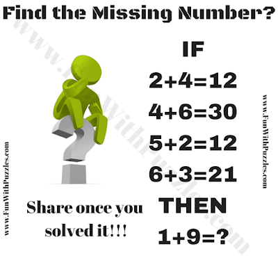 Maths Reasoning Puzzle Question for Middle School Students