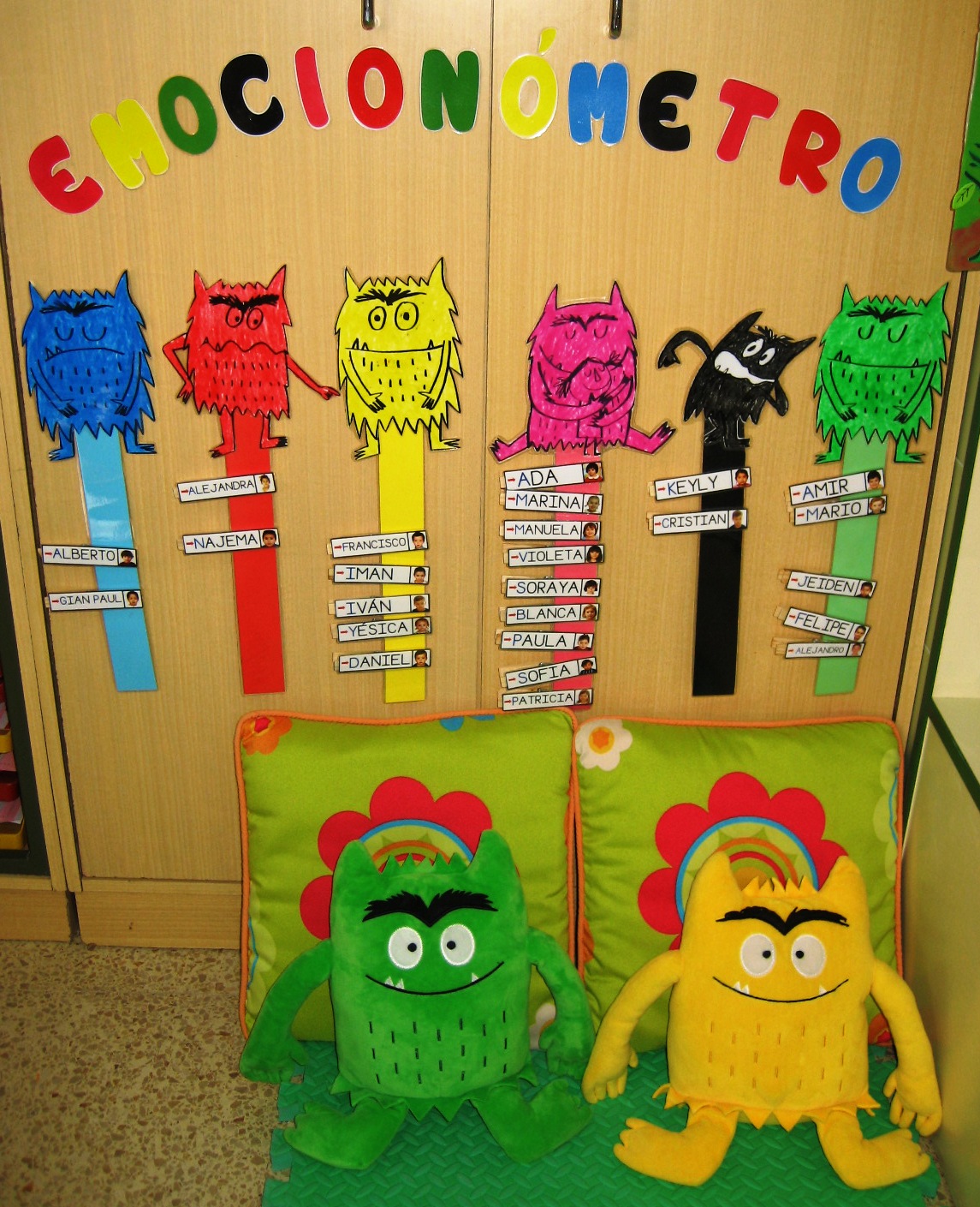 MIS PEQUEÑOS ENANOS: PROYECTO: "EL MONSTRUO DE COLORES"