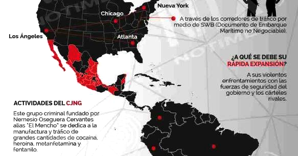 "CJNG" replaces Sinaloa Cartel as the largest cartel in Mexico ...