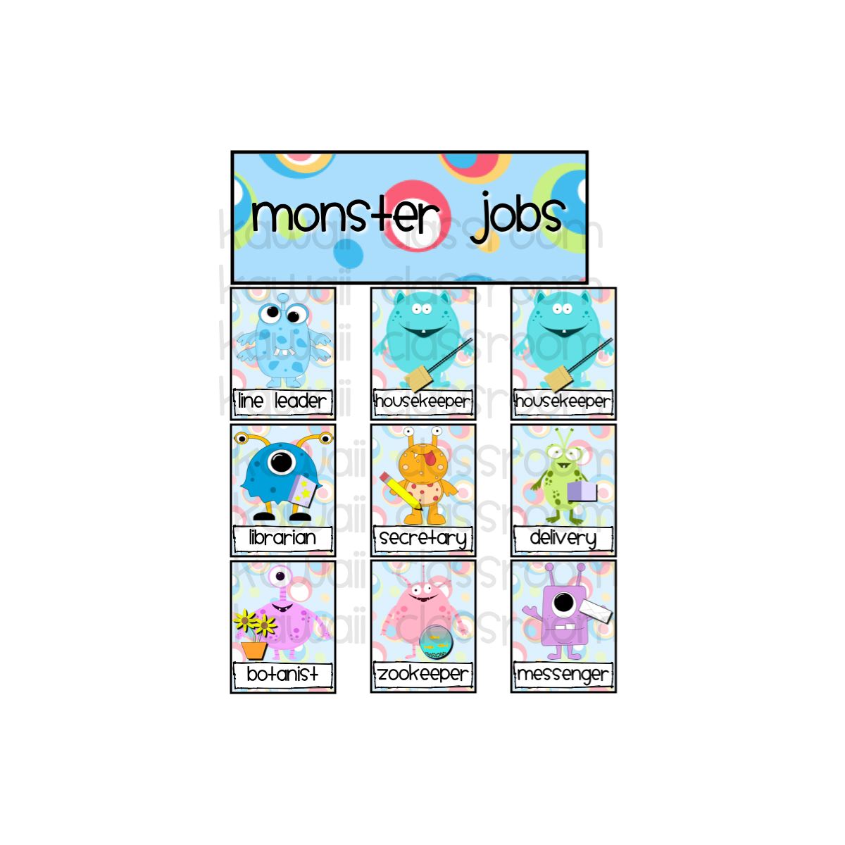 Monster Themed Printables