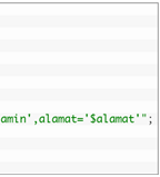 Tutorial Belajar Dasar PHP