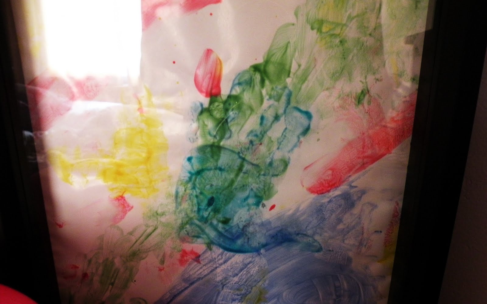 glitter, pompoms, and sticky fingers: Day 15 – Hand Prints