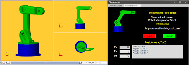Construcción de un Manipulador de 3GDL | Parte 3 | Cinemática Inversa ...