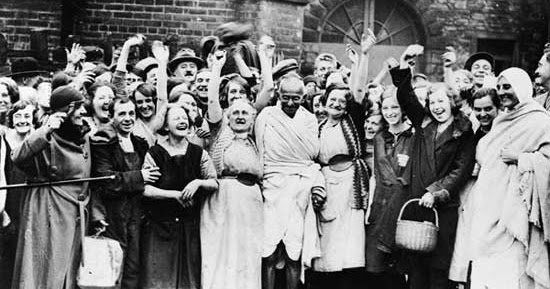 Historical men and women: Gandhi's visit to Britain in 1931