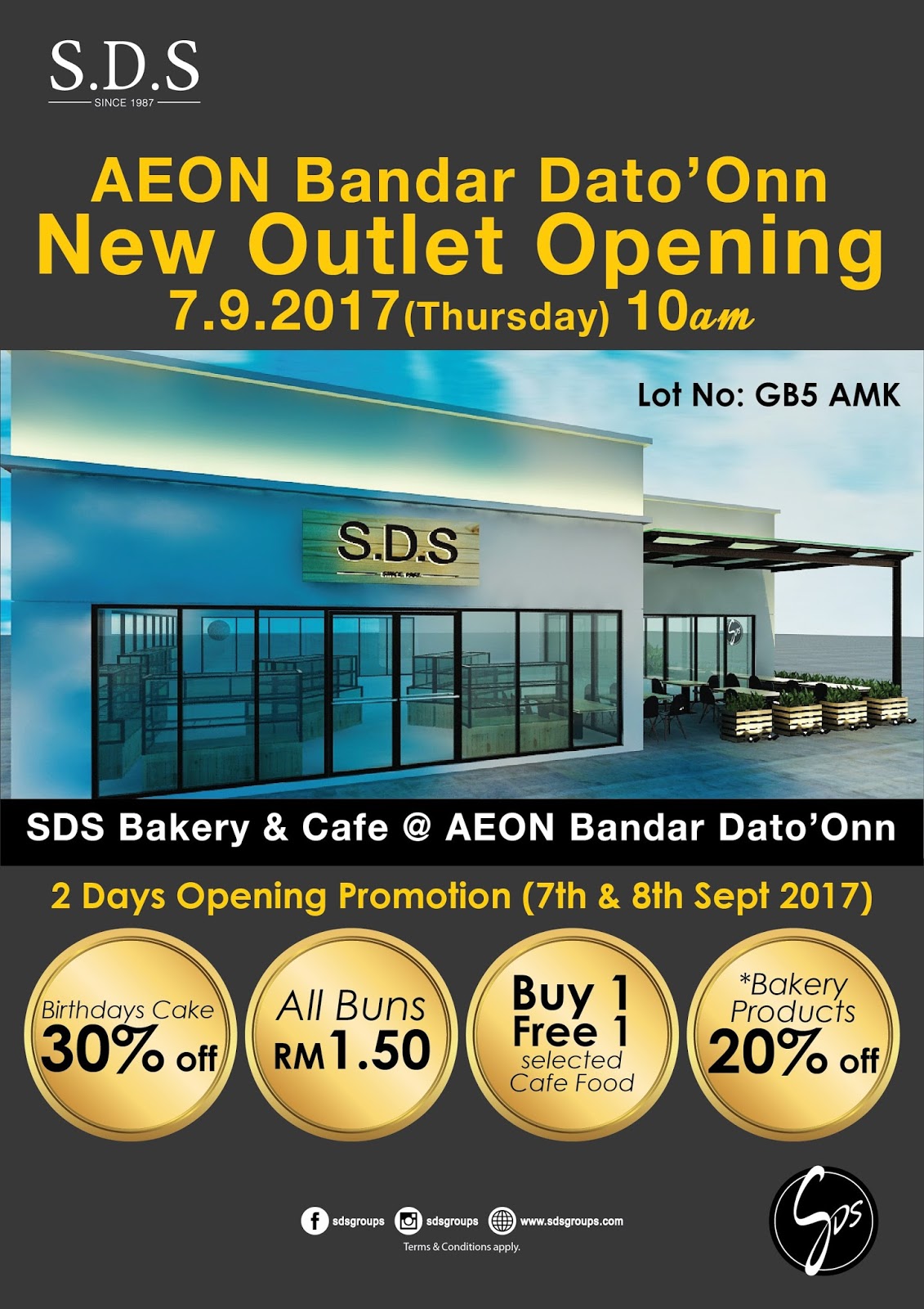 Meet SDS Newest Outlet @ AEON Bandar Dato’ Onn