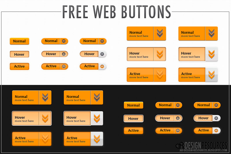 Free Web Buttons | dR Design Resources