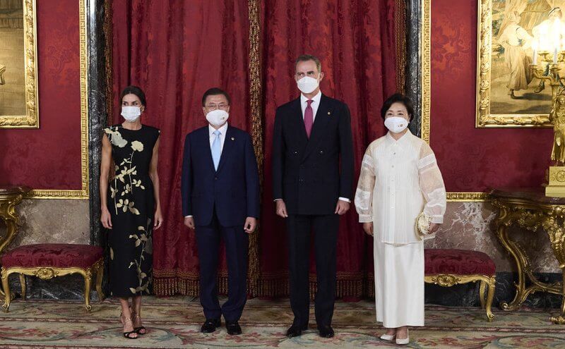 King and Queen of Spain hosted a State Dinner for President Moon Jae-in ...