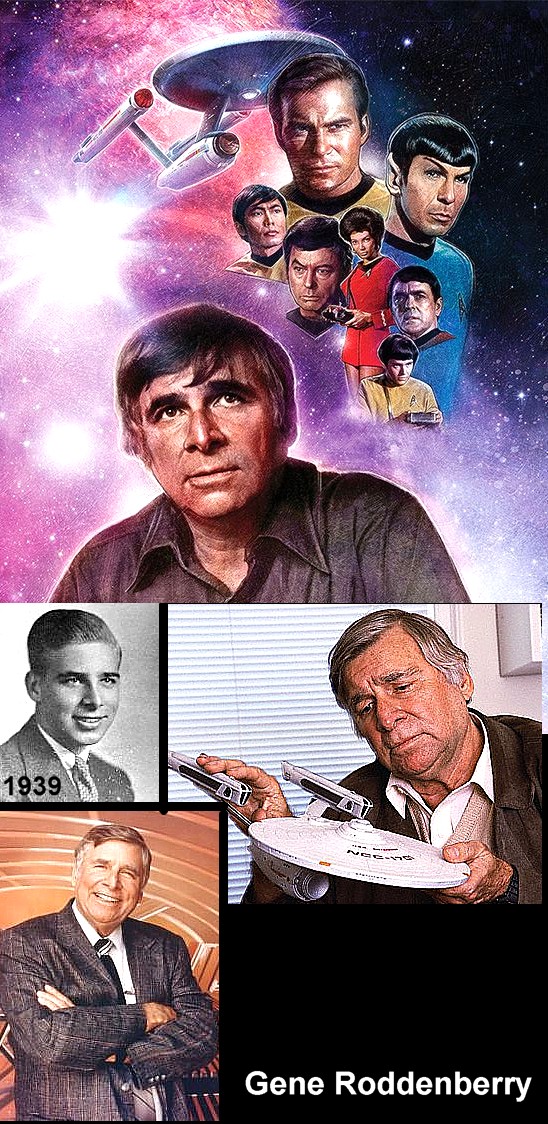 Art Now and Then: Gene Roddenberry