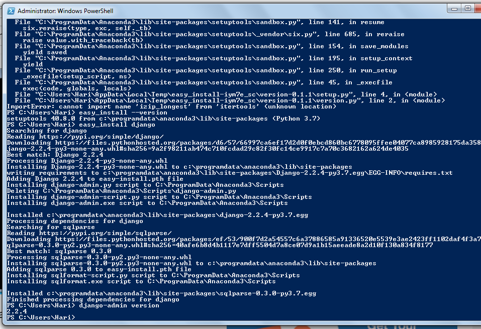 How To Install DJANGO in windows