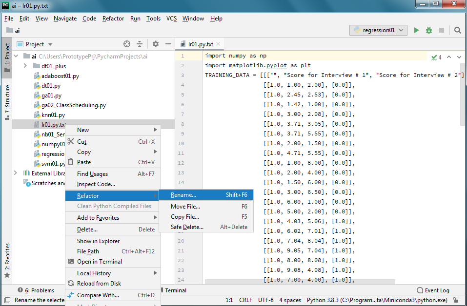 Prototype Project: Logistic Regression w/ Python & Gradient Descent ... Prototype Project: Logistic Regression w/ Python & Gradient Descent ...