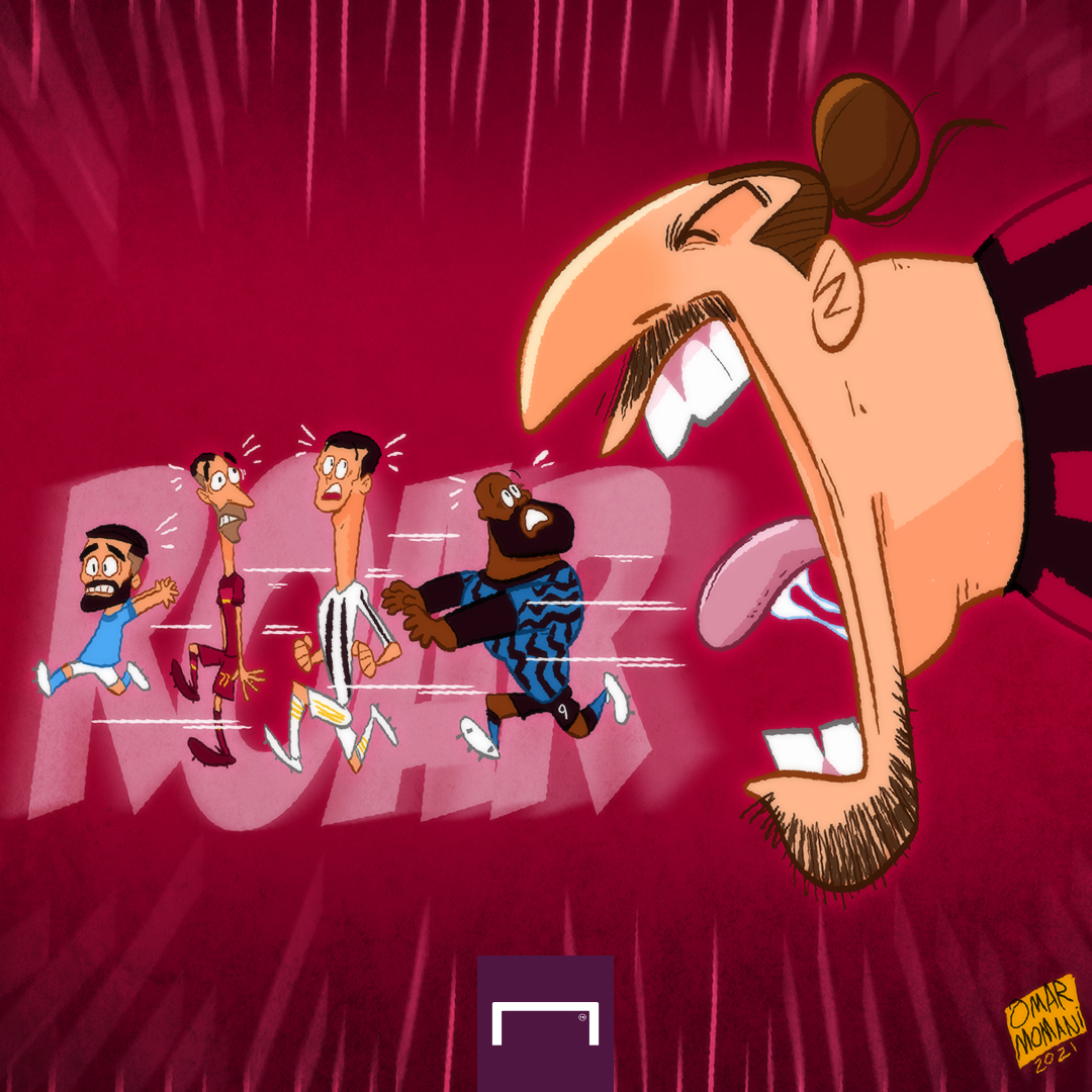 Omar Momani cartoons: Ibrahimovic signs new contract with Milan