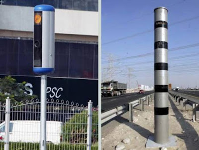 Do all traffic lights in UAE have cameras?