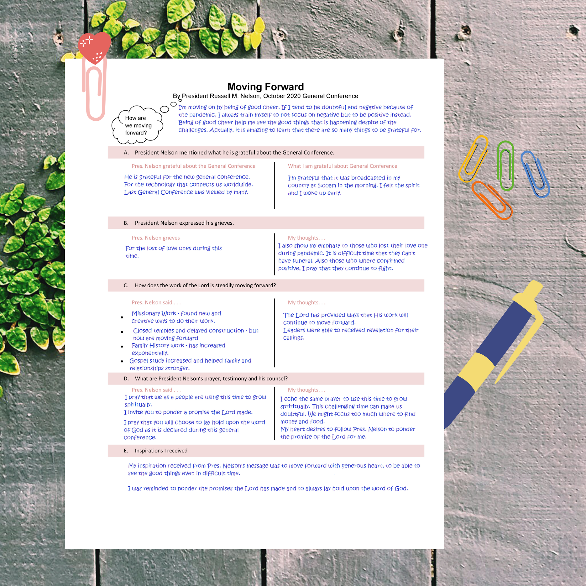 Counsel The Doubtful Examples