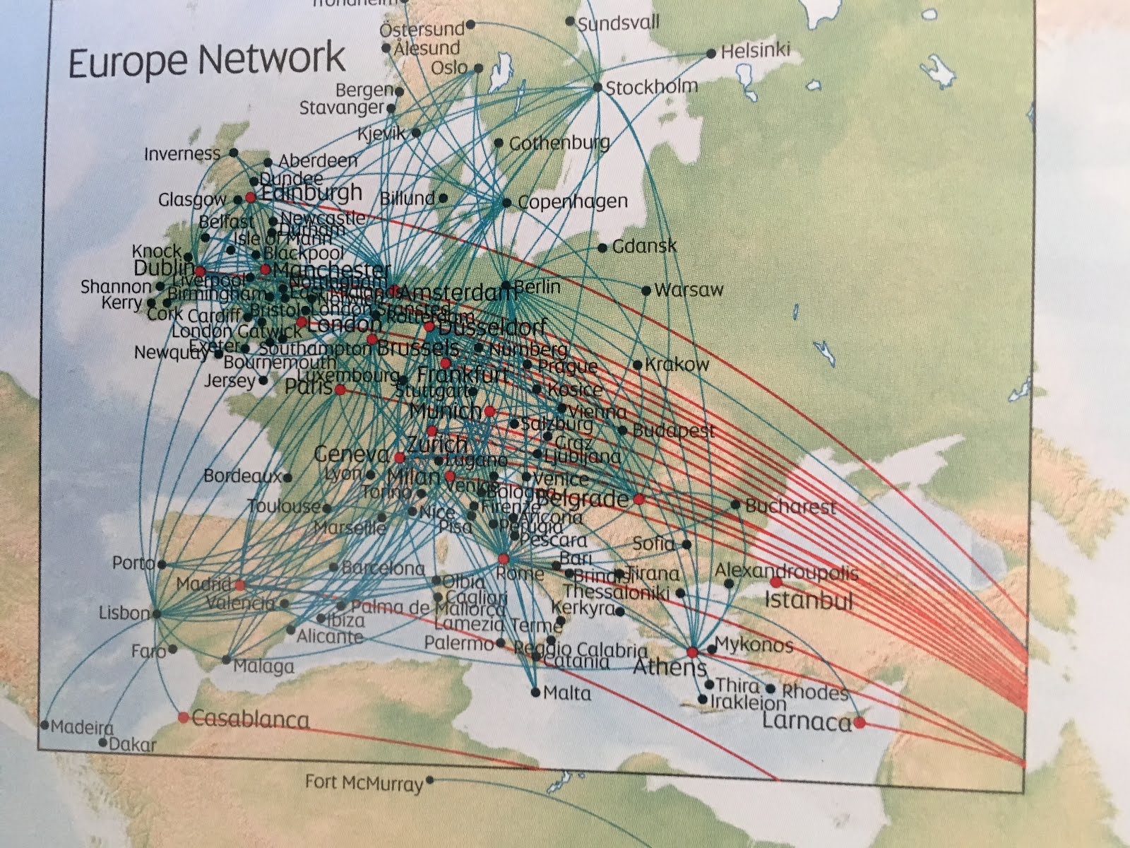 The Timetablist: Etihad Route Map, September 2016: Europe
