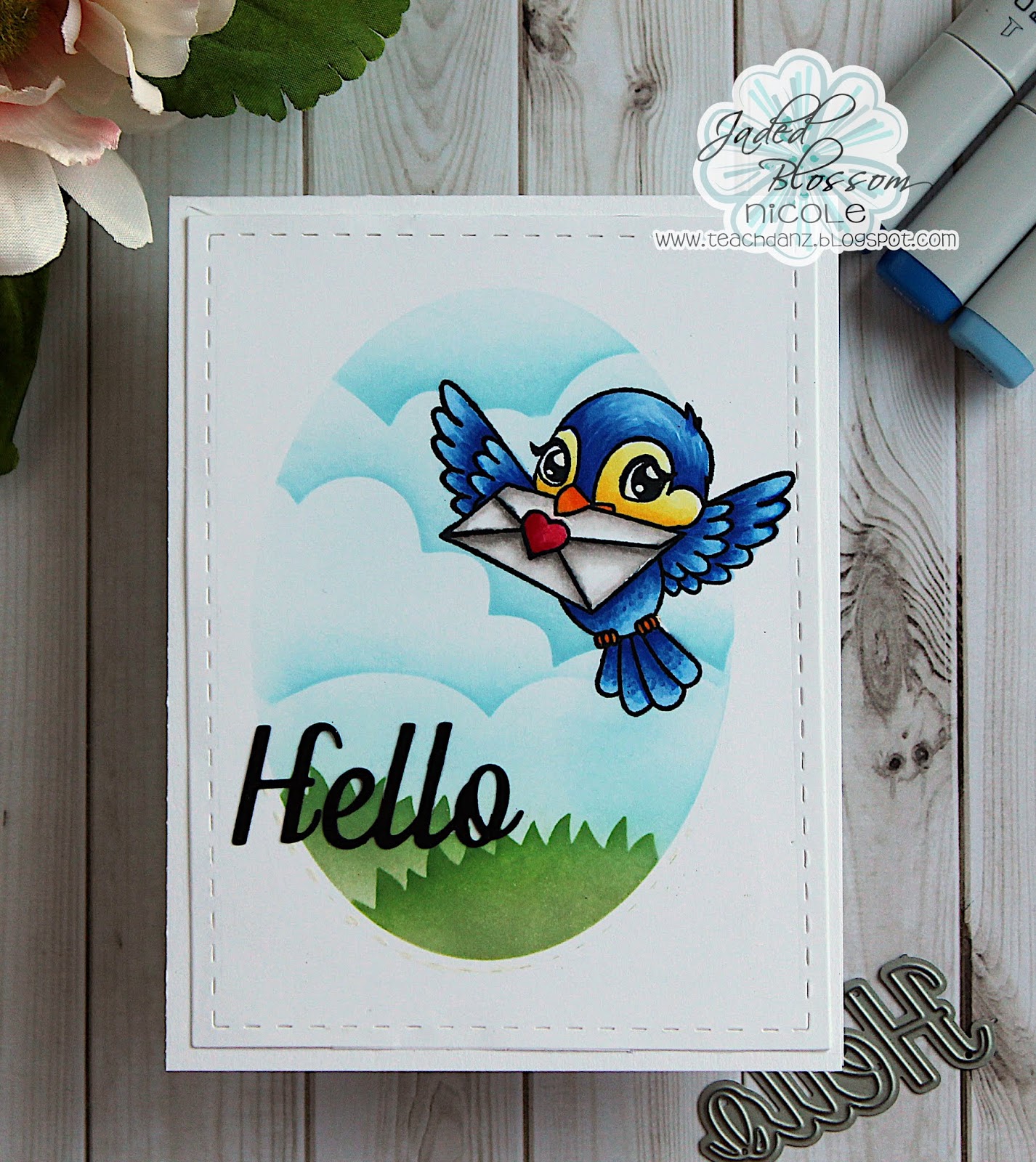 Teachdanz: Hello Note Card