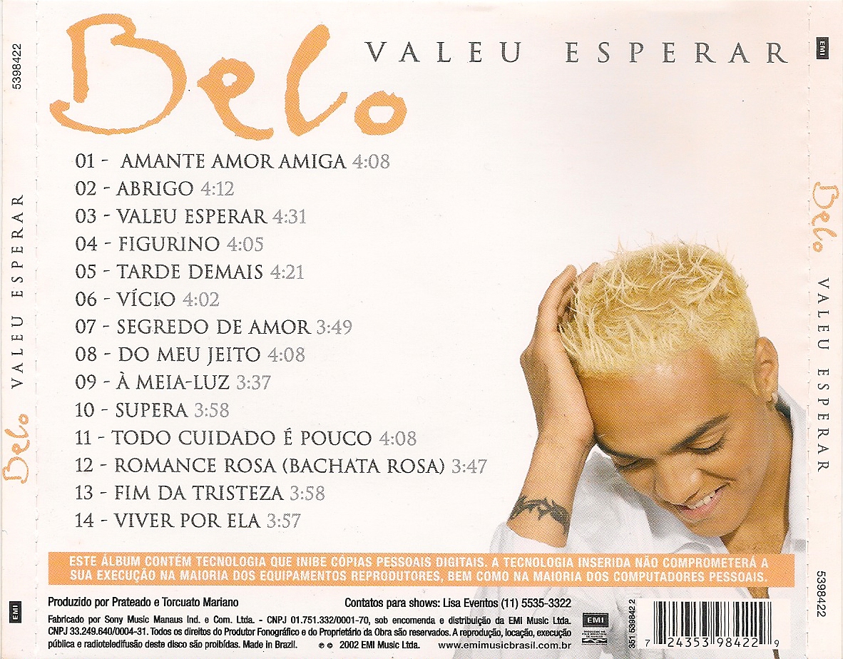 Samba & Pagode Flac: Belo - Valeu Esperar (2002) Flac