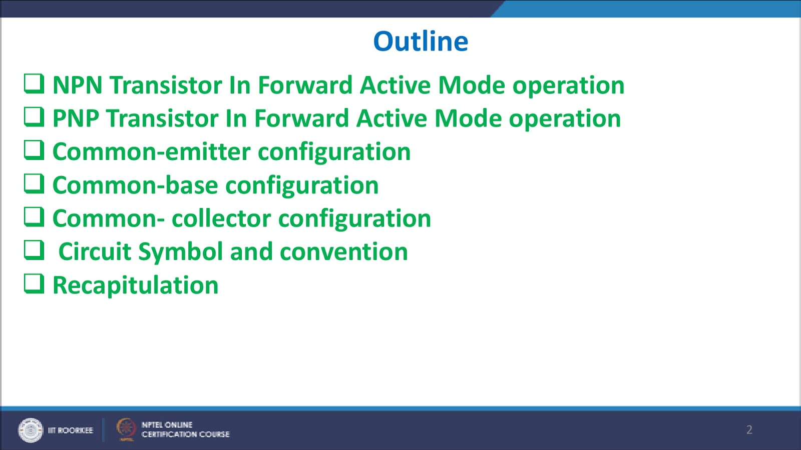 Lecture 4: BJT Operation in active mode Circuit symbol and conventions ...