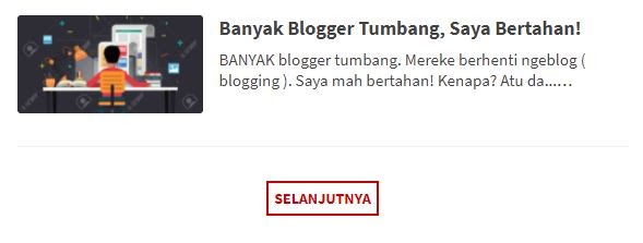 Cara Memasang Load More di Blog: Mengubah Next Post Jadi 'Selanjutnya ...