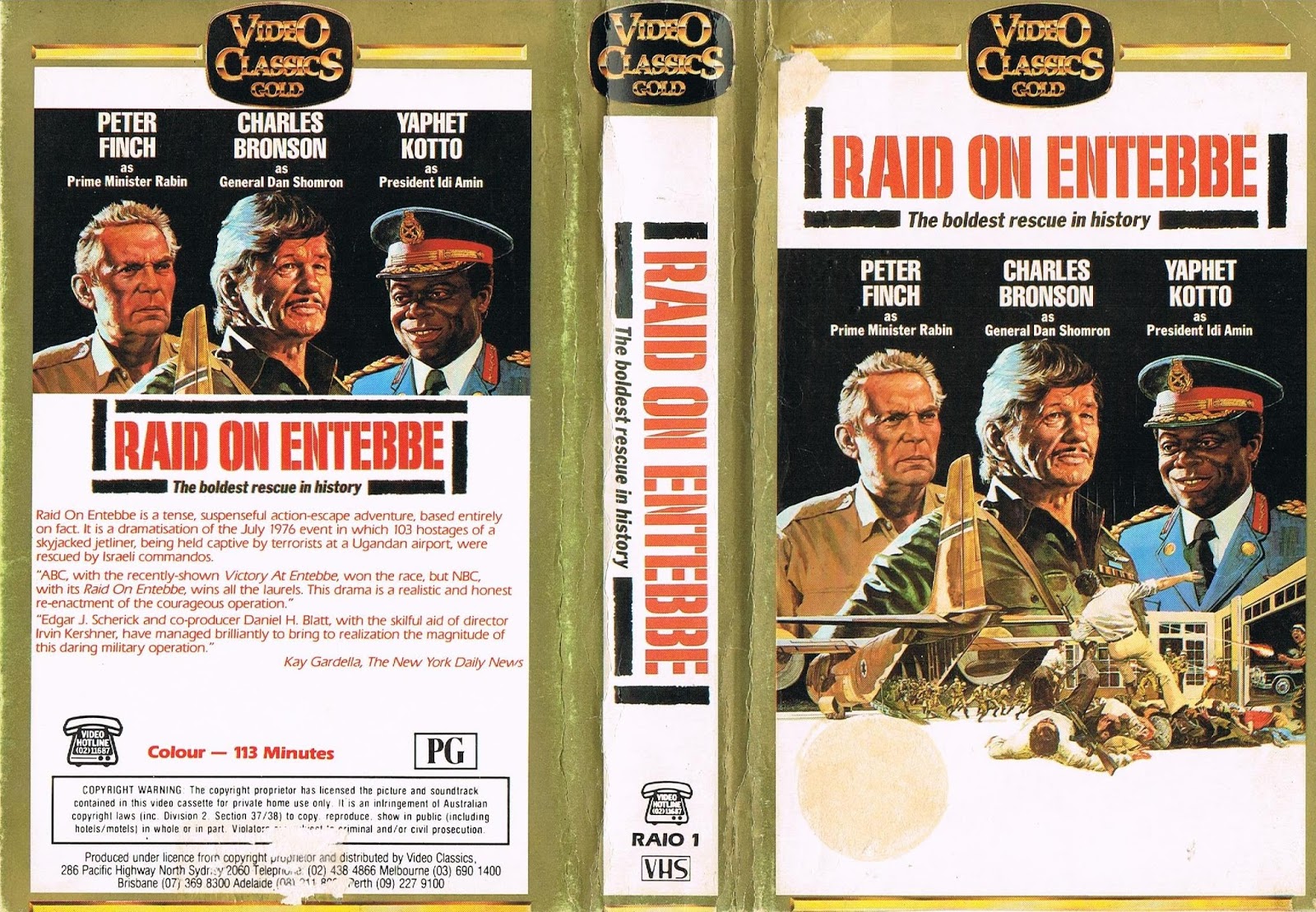 Australian VHS Covers: Video Classics Gold Collection