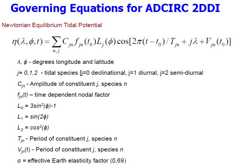 Surface water Modeling System - ADCIRC ~ COASTAL AND ENVIRONMENTAL MODELING