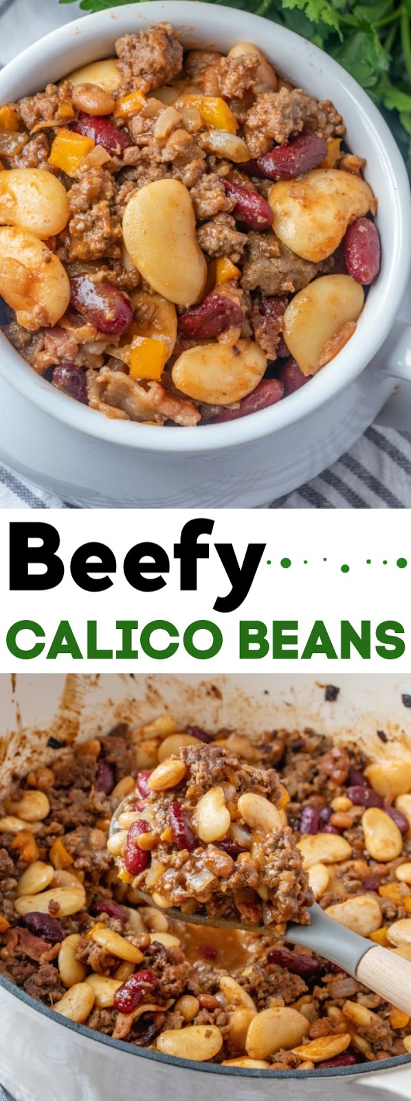 Beefy Bacon Calico Beans Recipe