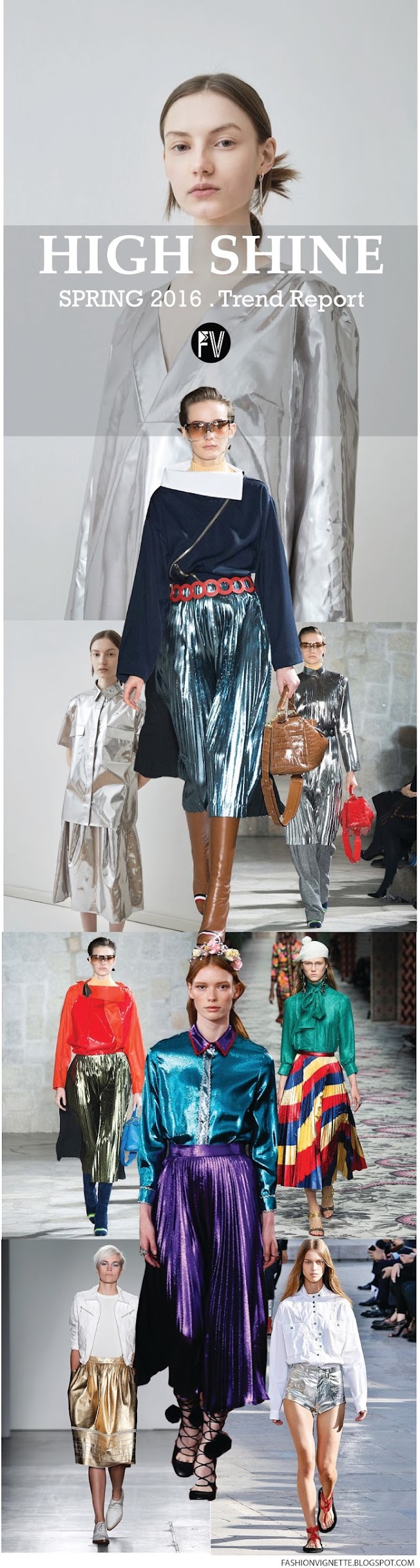 FASHION VIGNETTE: [ TREND REPORT ] HIGH SHINE - SPRING 2016