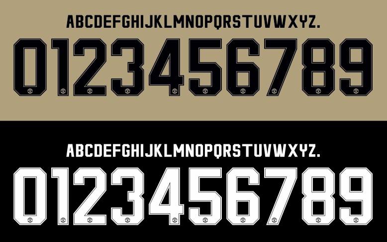 BÁN FONT SỐ ÁO BÓNG ĐÁ