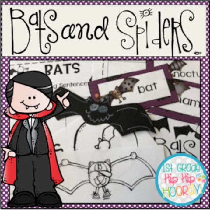 1st Grade Hip Hip Hooray!: Bats and Spiders...Informational Text