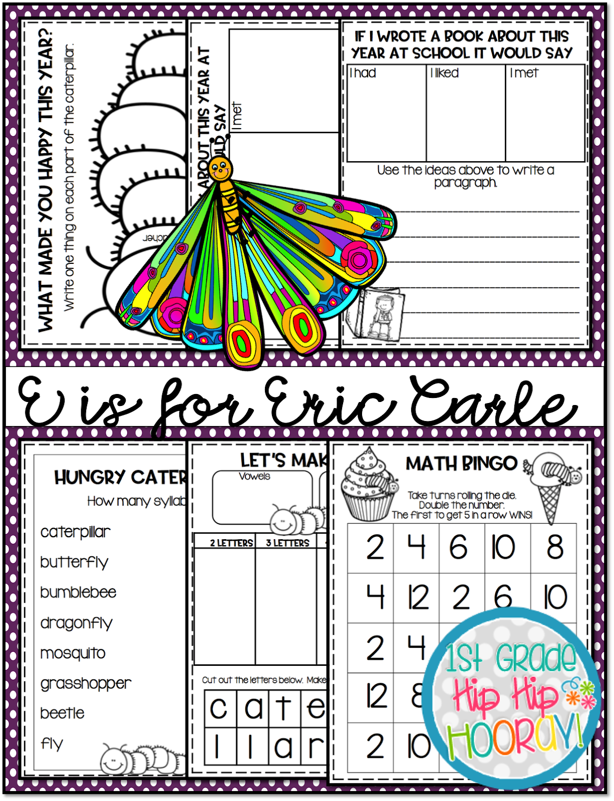 1st Grade Hip Hip Hooray!: E is for Eric Carle ... ABC Countdown to Summer!