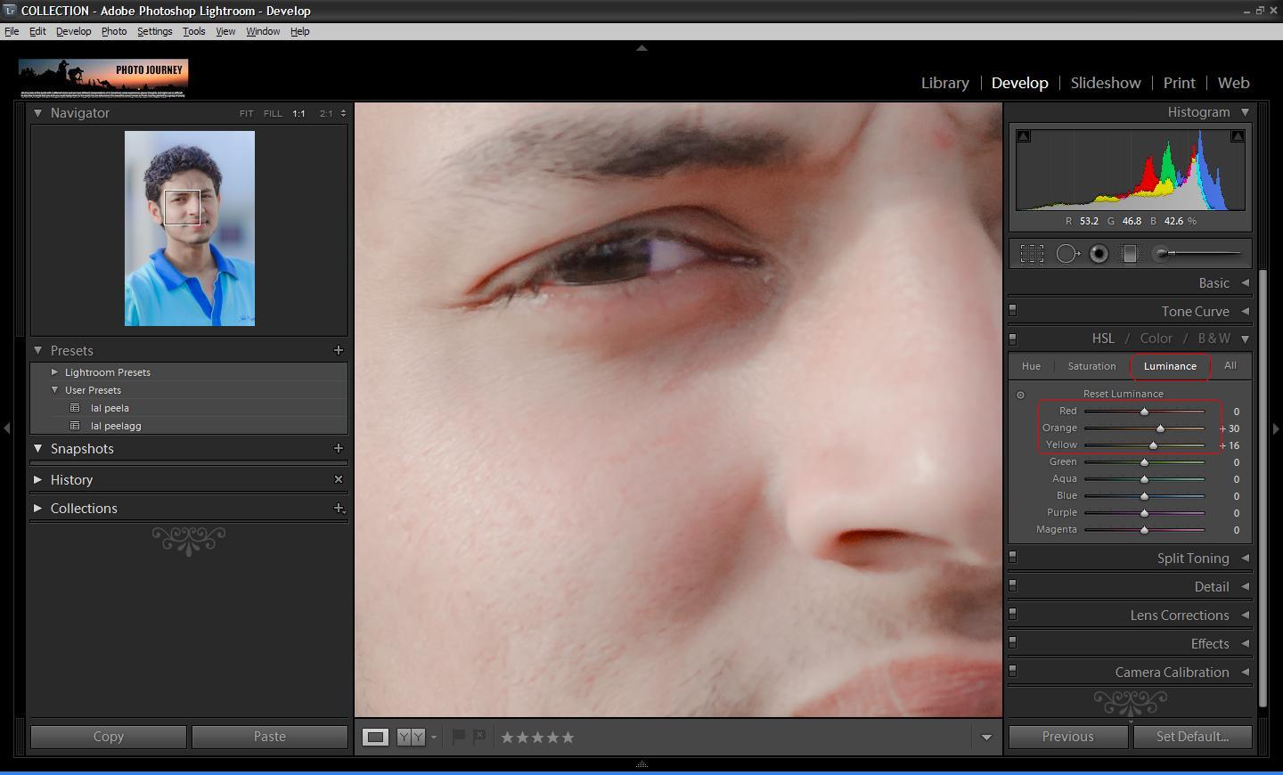 Correcting Skin Tones in Adobe Photoshop Lightroom - Part1 (Bsic Post ...