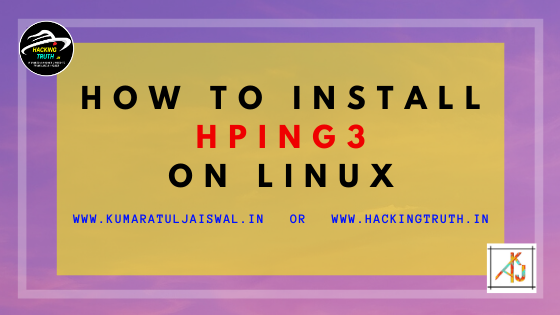 how to install hping3 in linux