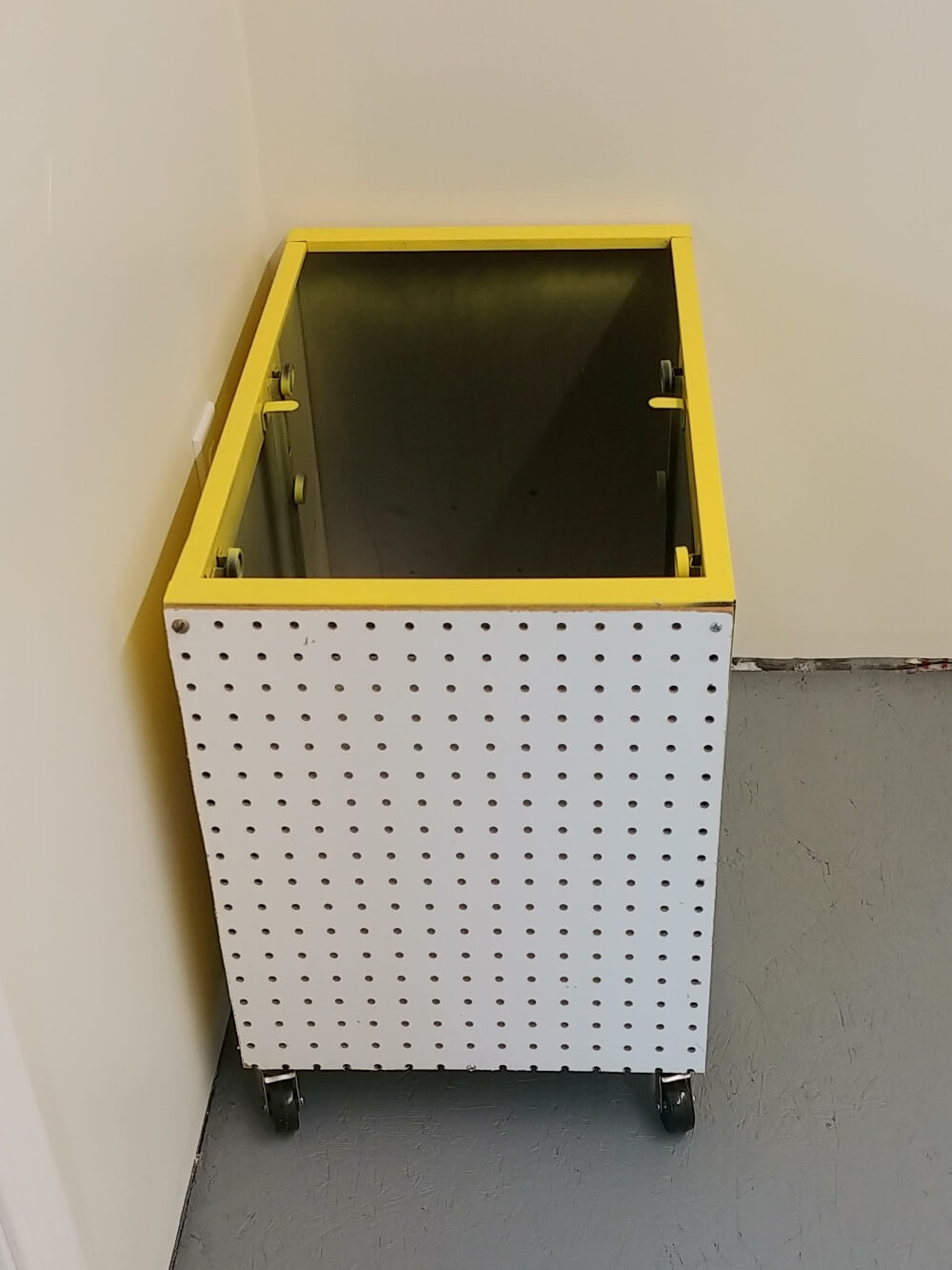 Upcycled Filing Cabinet Wood Storage - Little Vintage Cottage